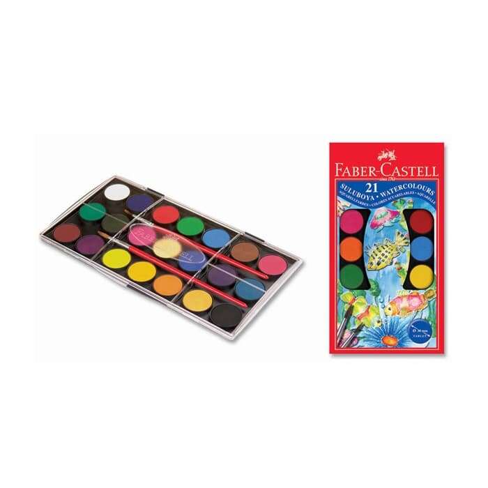 Faber Castell Sulu Boya 21’li Set Sulu Boya Setleri FABER CASTELL